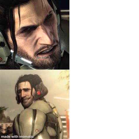 Drake Meme But With Jetstream Sam Metal Gear Rising R