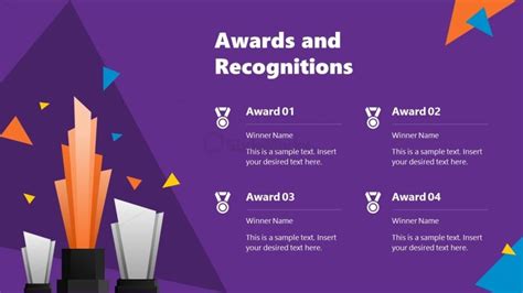 Awards And Recognition Slide Slidemodel