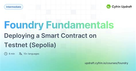 Video Foundry Simple Storage Deploying A Smart Contract On Testnet