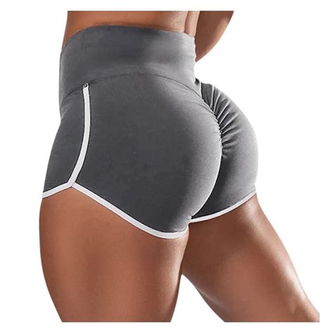 Bodoao Womens Workout Booty Shorts Retro Butt Lifting Dolphin Shorts