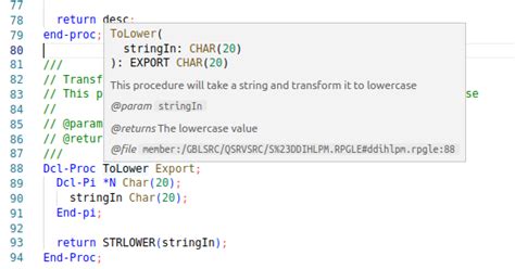 Iledocs Procedure Documentation Hover Text Not As Expected · Issue 202