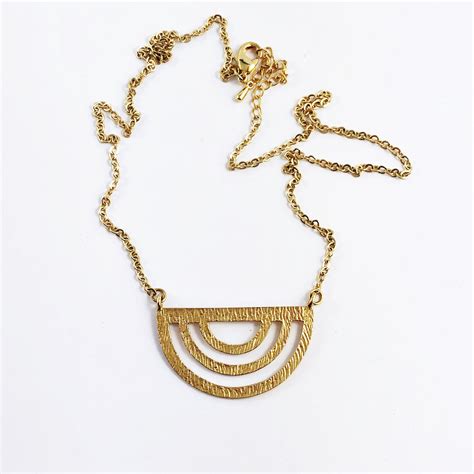 Arch Necklace Cinder And Sage