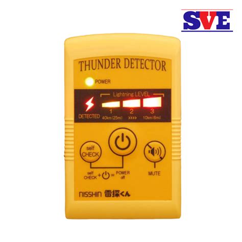 Nisshin Electrical Portable Lightning Detector Thunder Detector Made In Japan Sureserv