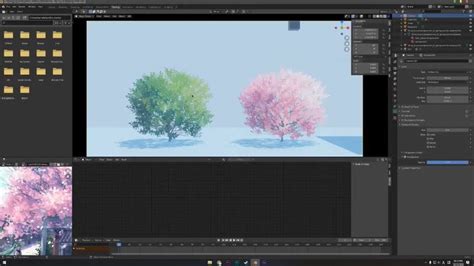 Anime Style Tree Shader
