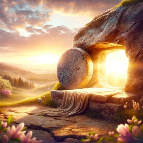 Sunrise Empty Tomb Easter Morning Salvation Sacrifice Crucifixion