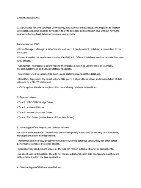 Advance Java Answers Pdf Internet Protocol Suite Thread Computing