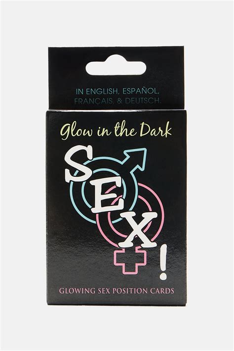 Glow In The Dark Sexy Card Game Set Blackcombo Fashion Nova