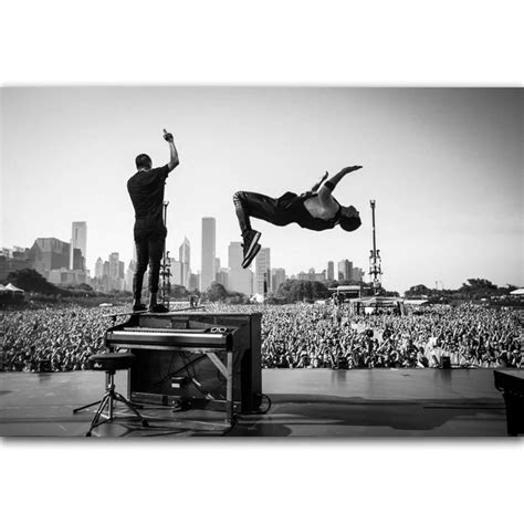 Mq1886 Twenty One Pilots Tyler Joseph And Josh Dun Backflip Star Hot Art Poster Top Silk Light