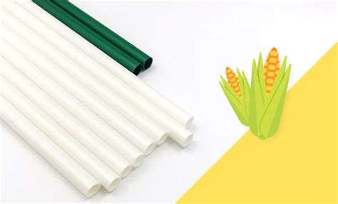옥수수 전분으로 만든 100 생분해성 Pla 빨대 크라우드펀딩 오마이컴퍼니