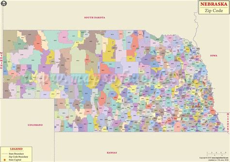 Bennington Nebraska Zip Code Map