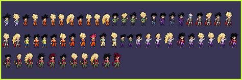Goten Sprite Collection Swl All Form By Bryanzerou On Deviantart