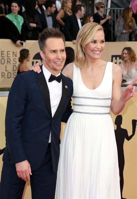 Sam Rockwell And Leslie Bibb At The 2018 Sag Awards Popsugar Celebrity