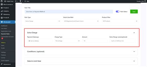 How To Add Fees To Payment Methods In Woocommerce Store Wholesalex