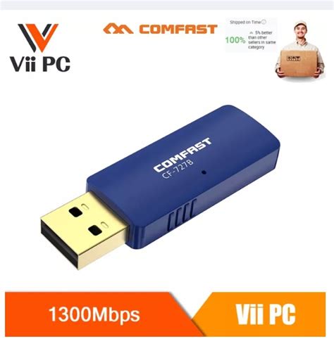 Comfast Cf 727b 1300mbps Wireless Wifi Bluetooth Adapter Usb Wifi Adapter 802 11ac B G N 2 4g
