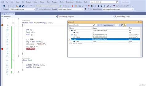 Explain Stack Heap Value Type And Reference Type In C