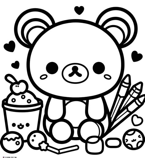 Rilakkuma Coloring Pages [2025]