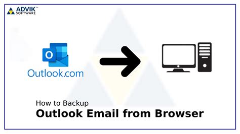 How To Backup Outlook Emails From Browser To Hard Drive