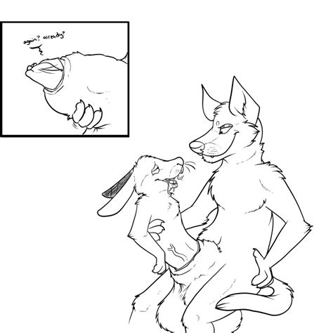 Rule 34 Canine Cock Transformation Coyote Frindle Humor Lagomorph