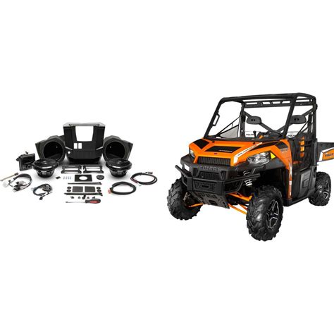 Rockford Fosgate Rngr Stage2 Polaris Ranger Receiverspeakersenclosur