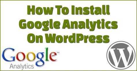 How To Install Google Analytics On WordPress Business Cookhouse