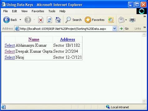 Gridview Control In Aspnet Part 1