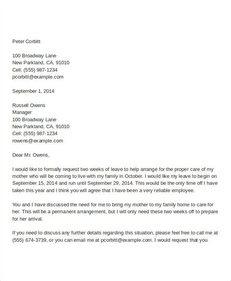 Time Off Request Email Format At Viizariahblog Blog