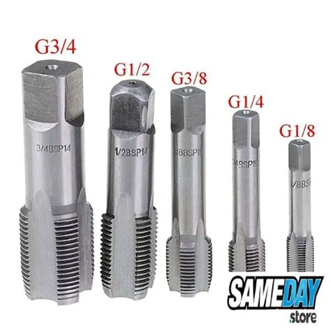 Hand Tap Bsp Drat Ulir Pipa Pipe Thread G18 G14 G38 G12 G34 Drat