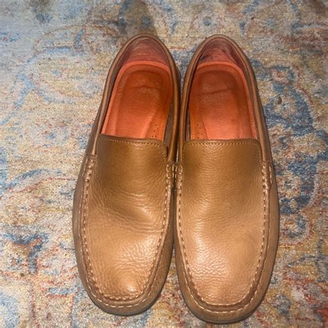 Tommy Bahama Shoes Tommy Bahama Mens Leather Brown Leather Loafers