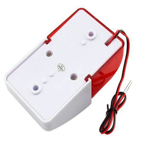 Indoor Wired Alarm Siren With Stroble Flash Light Vicedeal
