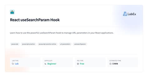 Mastering Reacts Usesearchparam Hook Labex