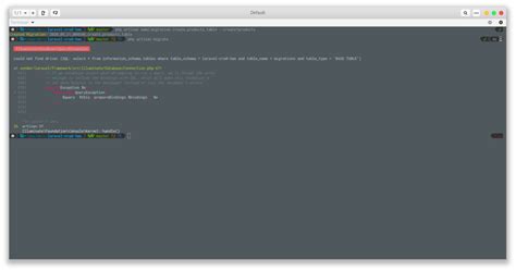 Error Artisan Migrate Laravel 7 Con Xampp 746 Fedora 32 Linuxitos