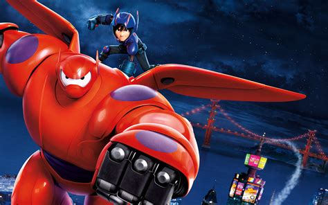 Download Hiro Hamada Baymax Movie Big Hero 6 Hd Wallpaper