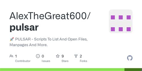 Github Alexthegreat600pulsar 🚀 Pulsar Scripts To Open Files Manpages And More