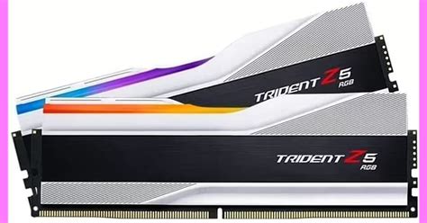 G Skill Trident Z5 Rgb Silver Ddr5 32gb 8000mhz Cl38 Kit Of 2 F5 8000j3848h16gx2 Tz5rs