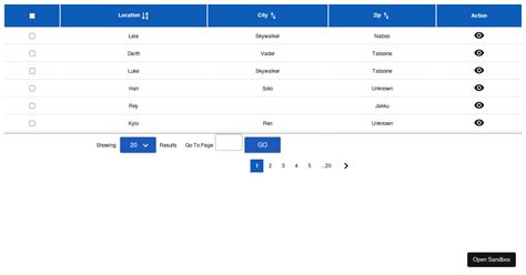 Mui Row Select Table Examples CodeSandbox