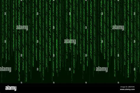 Digital Code Background Matrix Style Program Random Falling Numbers Stock Vector Image And Art