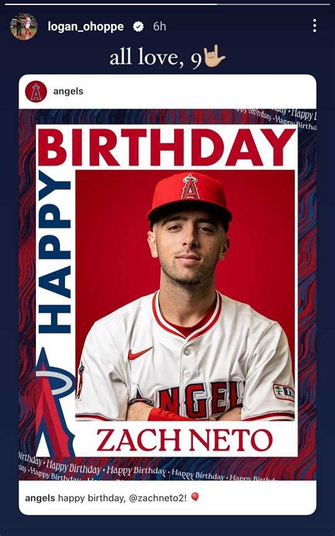 Logan Ohoppe Sends 3 Word Message To Angels Shortstop Zach Neto On His 24th Birthday