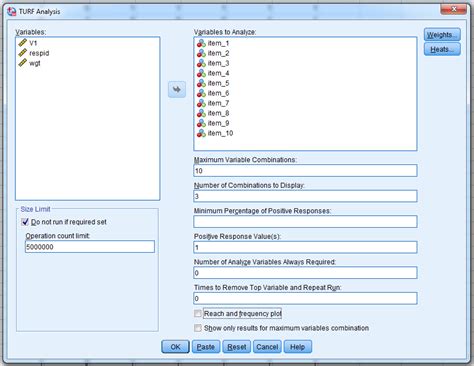 Reflections Of A Data Scientist R Turf Analysis Spss