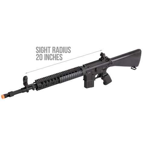 Double Bell Mk12 Spr Aeg Airsoft Rifle Black Airsoft Megastore