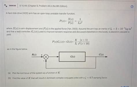 Solved Use Matlab To Plot The Root Locus And The Transiest