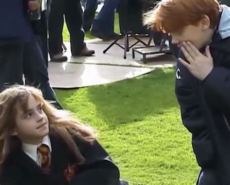 𝗥𝘂𝗽𝗲𝗿𝘁 𝗮𝗻𝗱 𝗘𝗺𝗺𝗮 💕 Harry Potter Actors Harry Potter Cast Harry Potter Movies