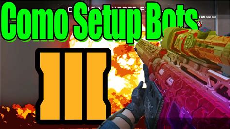 Como Setupear Bots En Black Ops 3how To Make Bots Setup In Private Match Youtube