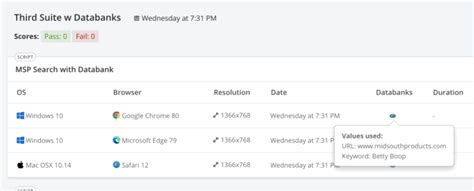 Using Databanks In Record And Replay Crossbrowsertesting Documentation