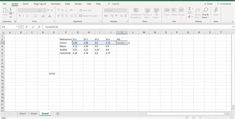 Cara Menjumlahkan Di Excel Dengan Fungsi Rumus Penjumlahan Sum