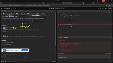 Leetcode Easy Problem 2455 Average Value Of Even Numbers That Are