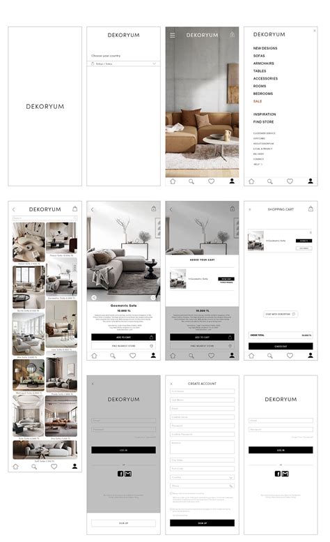 UI UX PROJECT On Behance