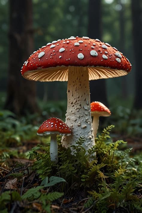 Mushrooms Aesthetic Mushroom In The Forest Drawing Woodland