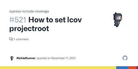 How To Set Lcov Projectroot · Issue 521 · Cypress Iocode Coverage