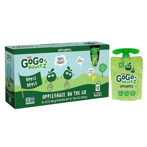Gogo Squeez Applesauce Pouches 32 Ounce 32 Count