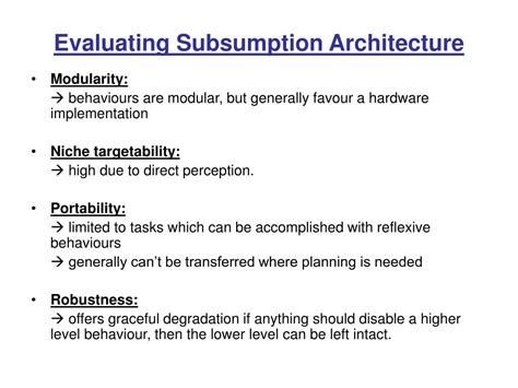 Ppt Reactive Paradigm Overview Subsumption Architecture Powerpoint